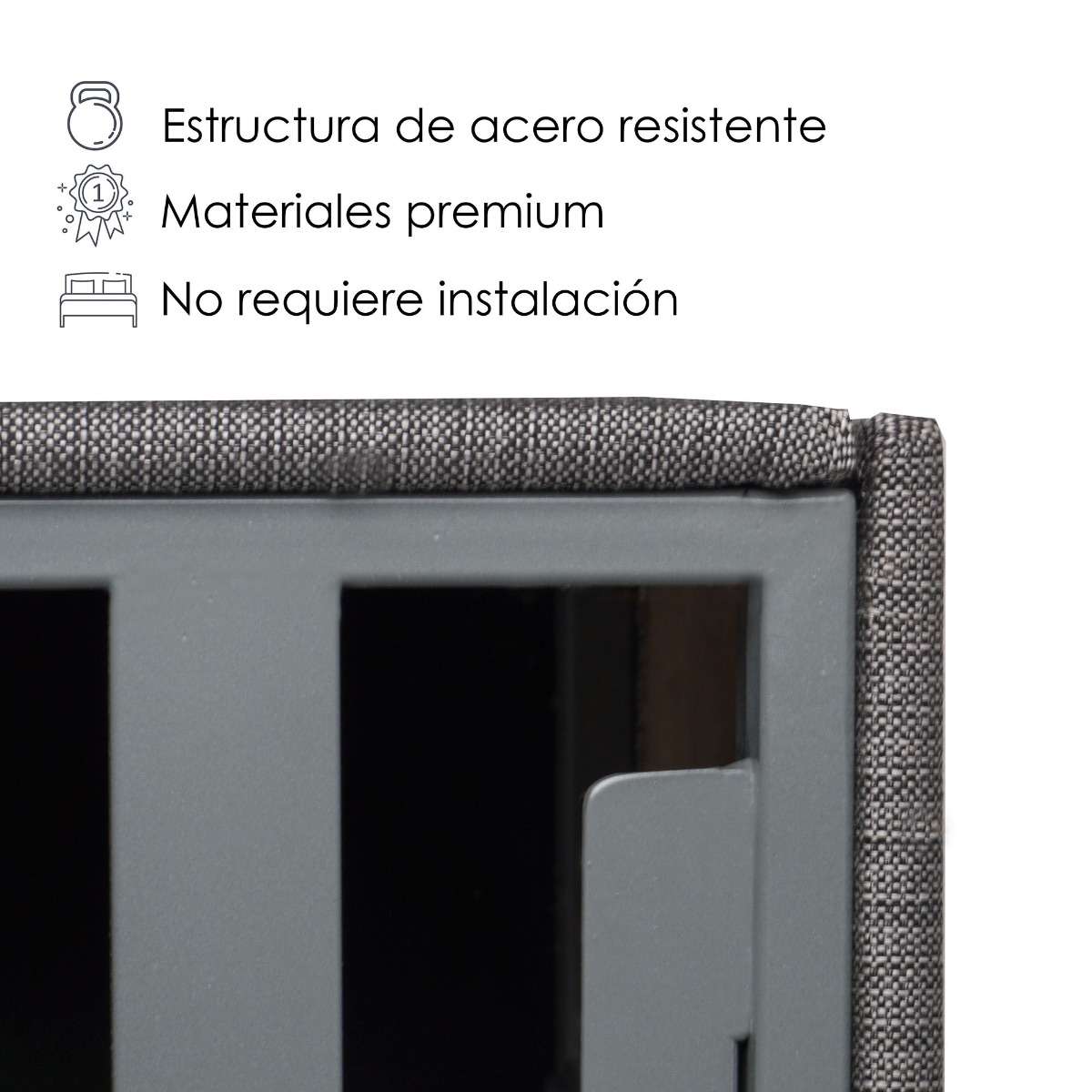 Base de Cama Closet de Acero